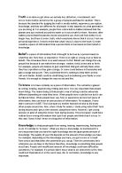 Tok vocabularies - defining terms like "Truth" and "Belief ...