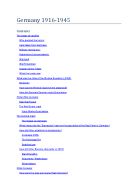 Germany Revision Timeline 1918 - 1945 - GCSE History - Marked by ...