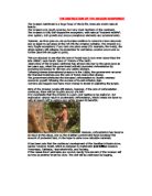 The Destruction of the amazon rainforest - GCSE Geography - Marked by ...