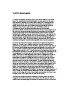 Narrative Perspective in To Kill a Mockingbird - GCSE English - Marked ...