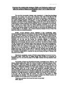 Examine the relationship between Eddie and Catherine before and after ...