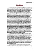 Creative writing in english; sniper - GCSE English - Marked by Teachers.com