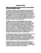 An Inspector Calls Essay - GCSE English - Marked by Teachers.com