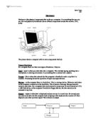 Hardware Choices and Operating System. - GCSE ICT - Marked by Teachers.com